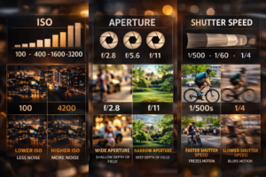 Camera Settings: ISO, Aperture & Shutter Speed – 3 Easy Settings ...